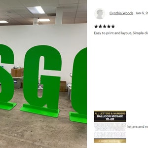 Letter S, Mosaic Balloon Frame Template, Mosaic From Balloons, ALL ...