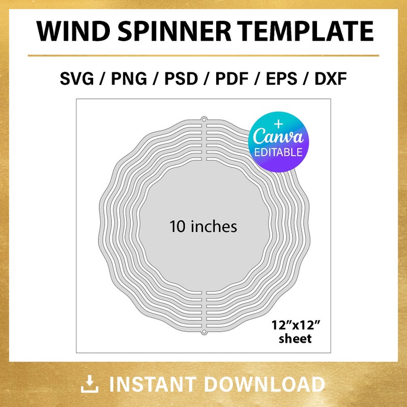 Make a Spinner Template - Etsy