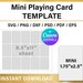 Playing Card Template, BUNDLE, 5 Sizes, BLANK Template, Svg, Dxf, Cut ...
