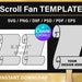 Paddle Fan Template, BUNDLE, Blank Template, Wedding Fan, Church ...