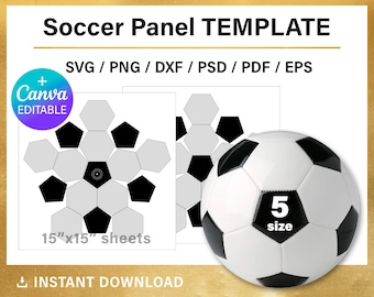 DIY Editable Football Panel BLANK Template Svg, Cricut, Png, Canva ...