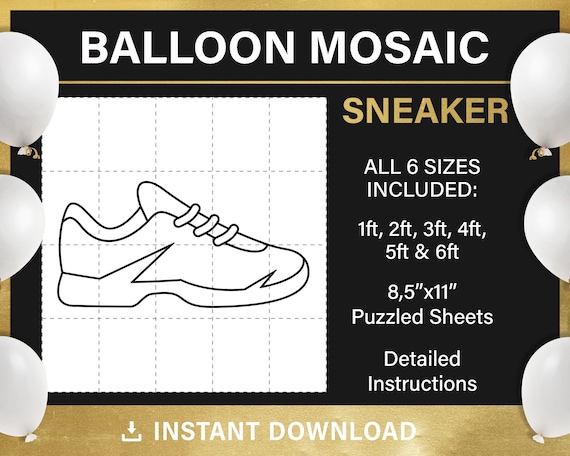 Tennis Shoe Template