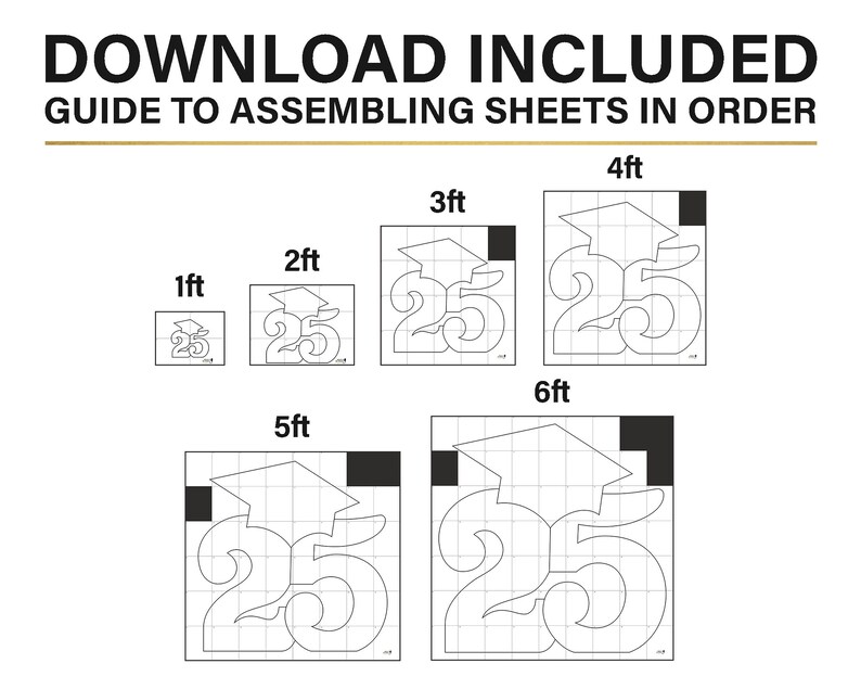 25 Graduation Hat Mosaic From Balloons DIY Graduation - Etsy