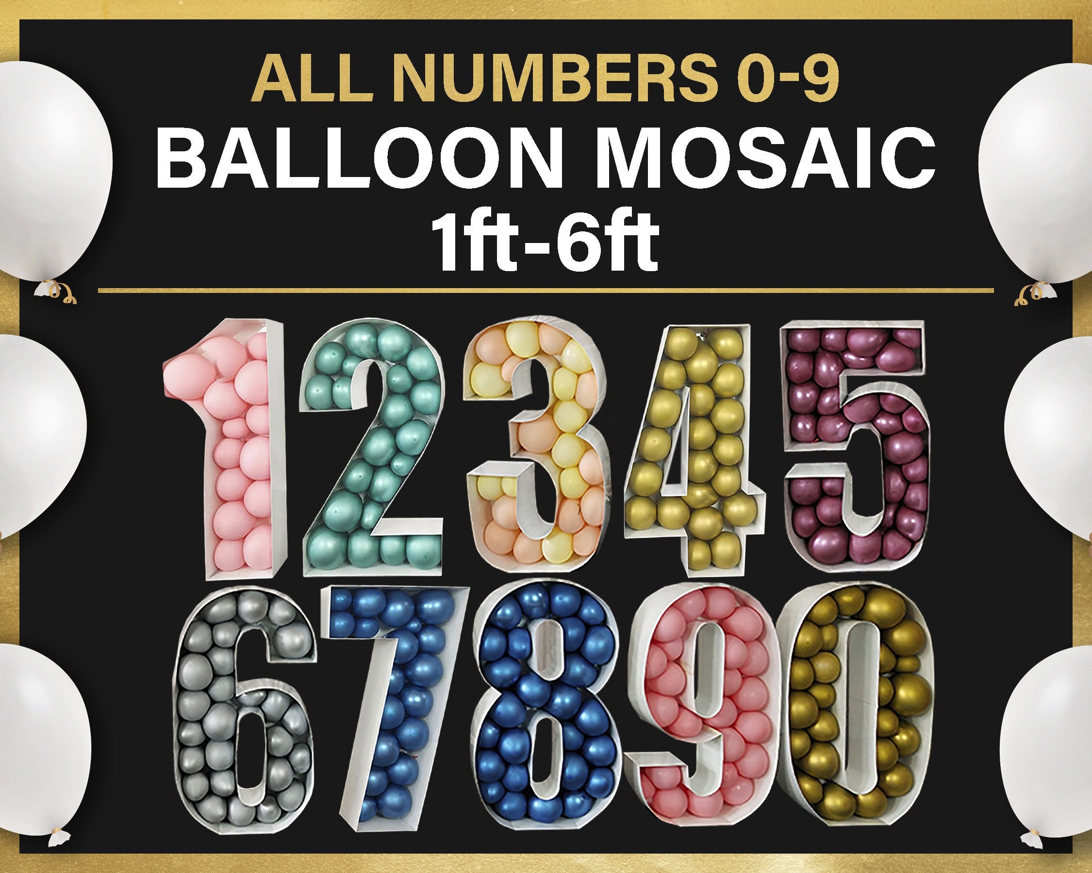 Balloon Bunch Template