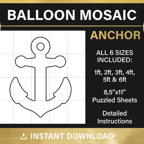 Anchor Mosaic Kit - Etsy