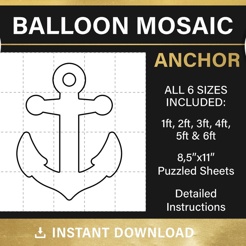 Anchor Mosaic Kit - Etsy