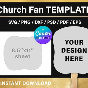 Free Blank Clack Fan Template - Etsy