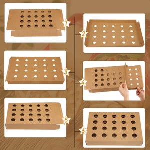 DIY Confetti Cones Holder Template + Cone Tray for Wedding Confetti ...