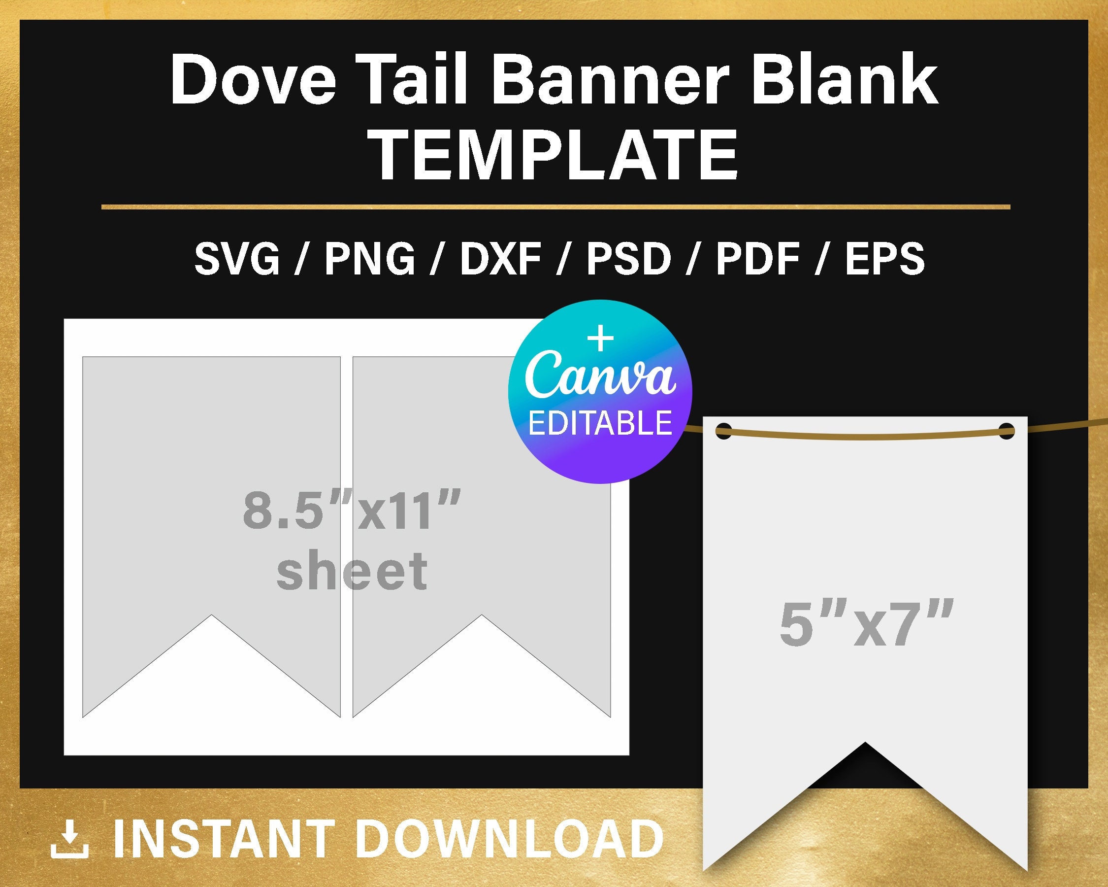Blank Party Banner Template