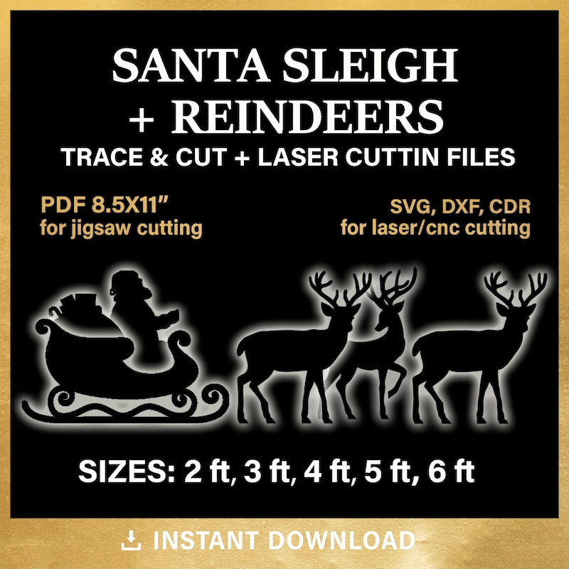 Traceable Santa - Etsy