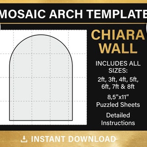 Arch Backdrop Template, BUNDLE, Chiara, Arch Prop Mosaic Template ...