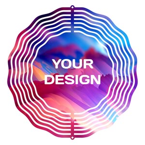 10 Inch Wind Spinner Template, Svg, Png, Psd, DIY, Sublimation, Canva ...