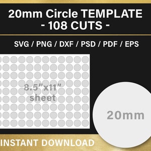 Circle BLANK Template BUNDLE Round Sticker Template - Etsy