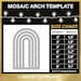 Arch Backdrop Template, BUNDLE, Chiara, Arch Prop Mosaic Template ...