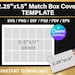 Match Box Label Template, Match Box Cover, Match Box Stickers, BLANK ...