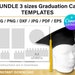 Graduation Cap Template, 3D, Craft, DIY, Graduate Hat, Svg, Png, Psd ...