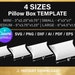 24oz Cold Cup Box Template With Window and Lid, DIY, Gift Box Template ...