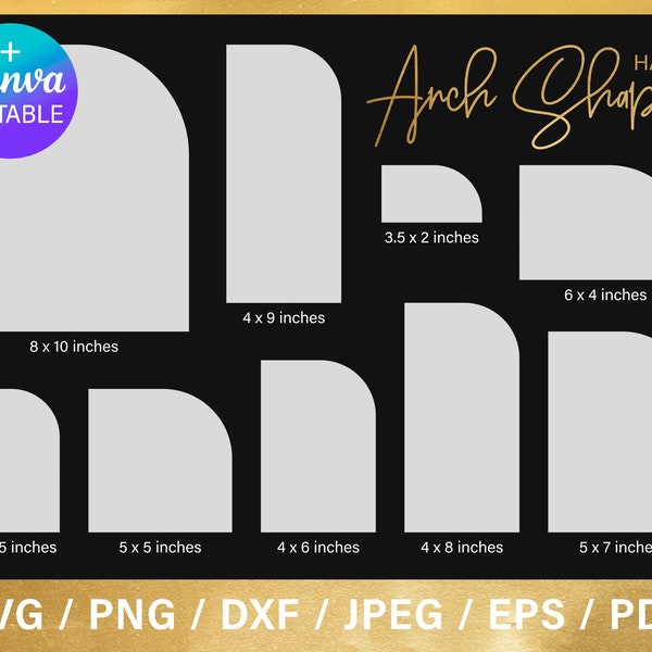 Half Arch Svg - Etsy