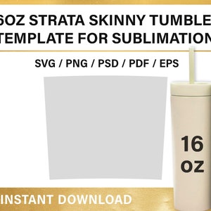 Blank Strata Cup Template BUNDLE 16oz 22oz Full Wrap - Etsy