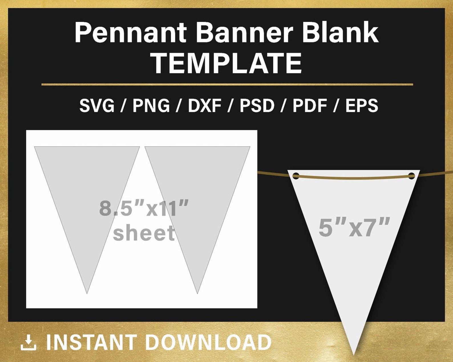 Blank Banner Template BUNDLE Spearhead Edge Flag Banner | Etsy