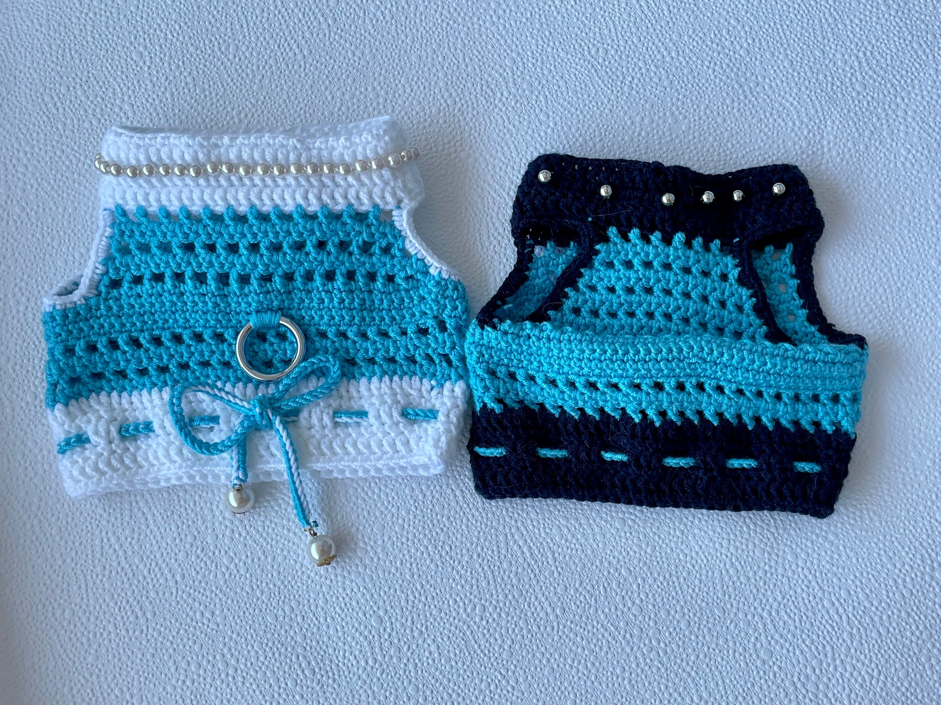 Crochet Dog Harness Pattern: Small Dog & Cat Vest DIY (PDF File) - Etsy