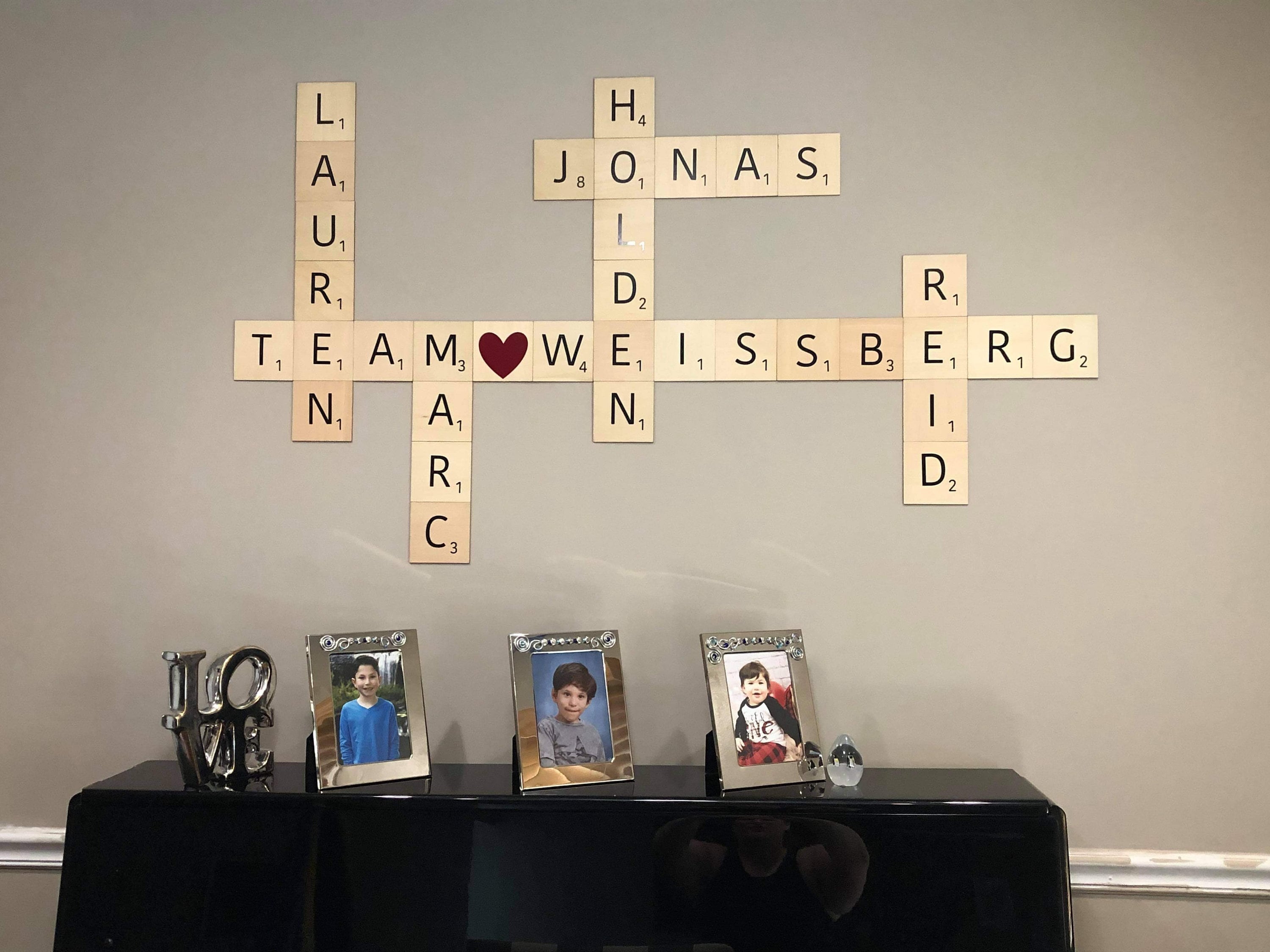Family Scrabble Wall Art - Etsy Canada