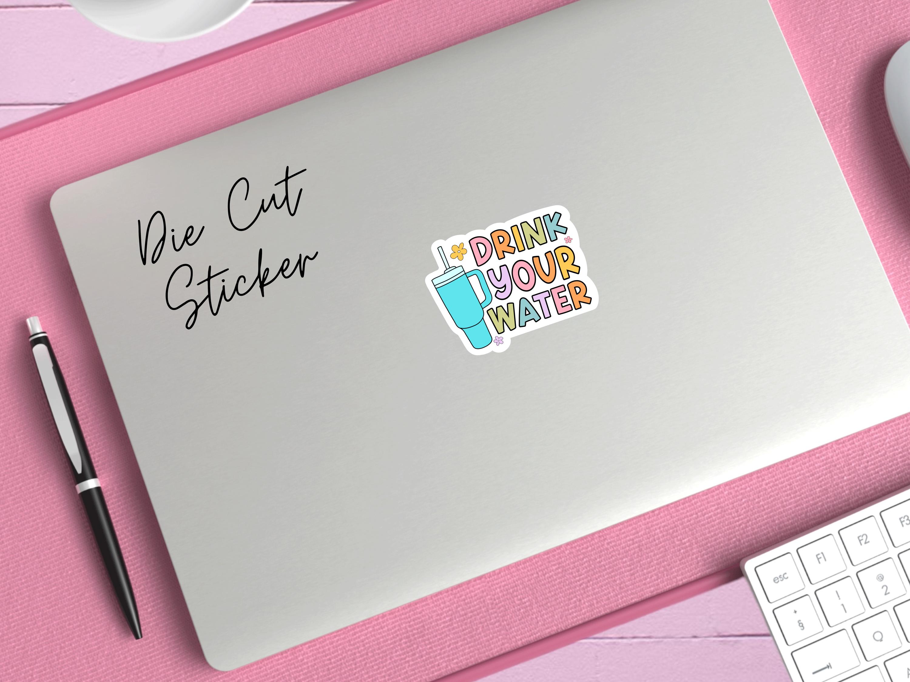 Drink Your Water Quote Sticker Perfect for Planners Notebooks Journals ...