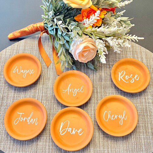 CORA Terracotta Place Cards - Etsy