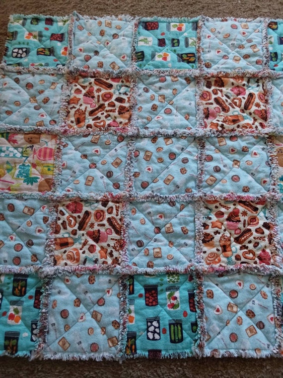 Rag Quilt Food Design | Etsy