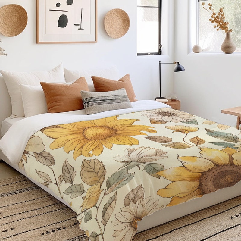 Sunflower Bedding - Etsy