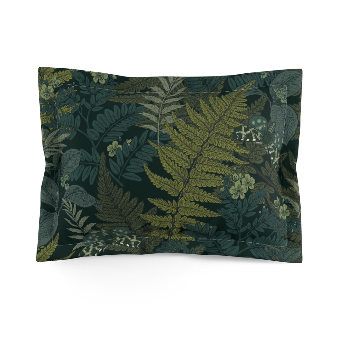 Great Description About Dark Green Pillow Shams