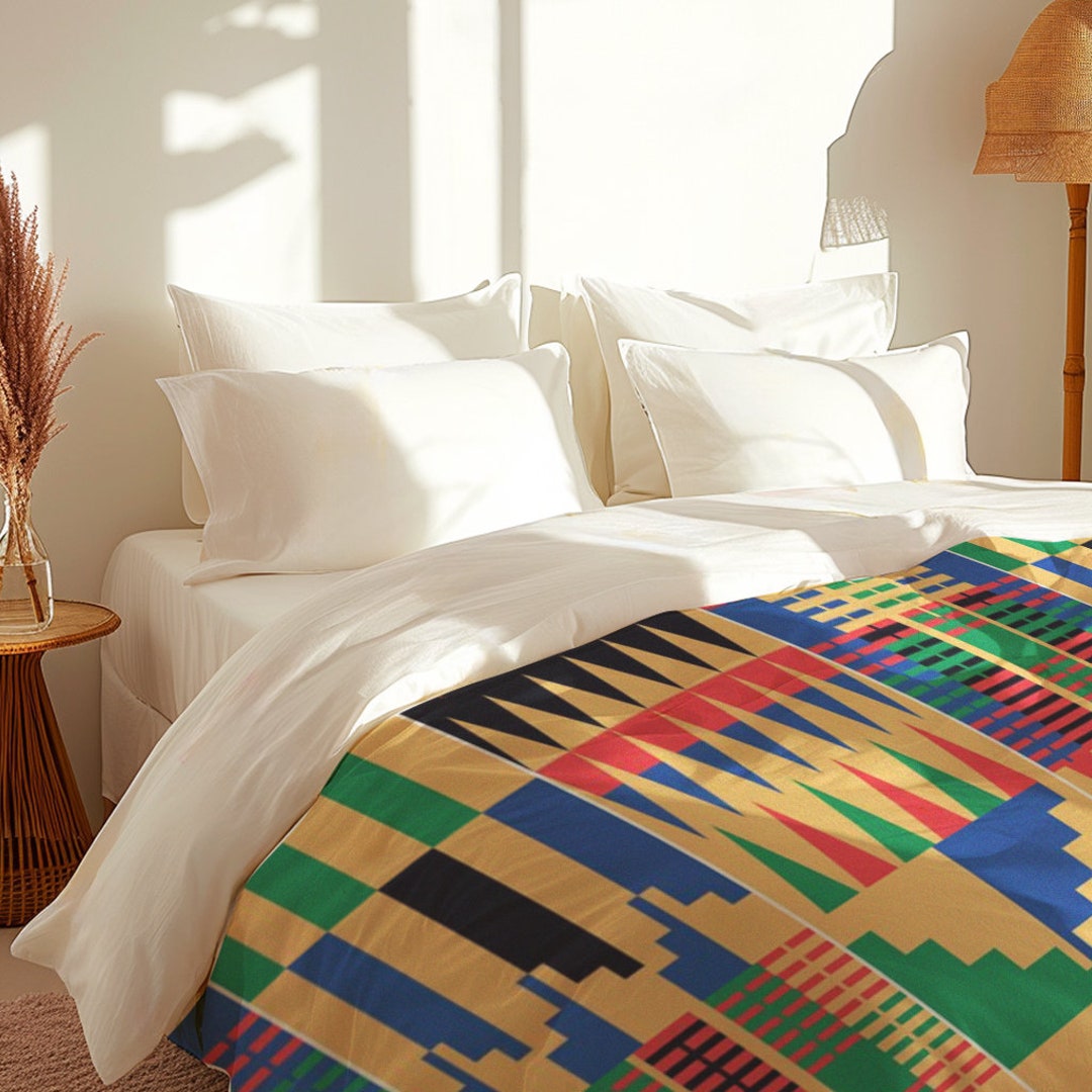 Collage With Multiple Kente Patterns Duvet Cover Tribal Bedding - Etsy