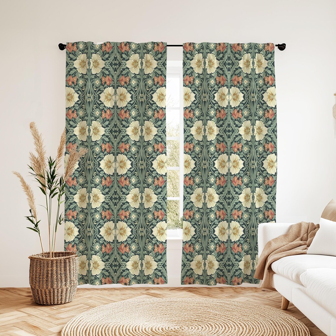 Pimpernel by William Morris Original Arts and Crafts Pattern Blackout ...