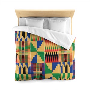 Collage With Multiple Kente Patterns Duvet Cover Tribal Bedding - Etsy