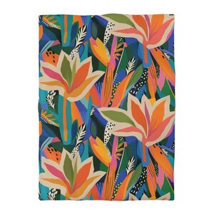Colorful and Abstract Tropical Duver Cover - Etsy