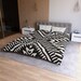Black and White Tribal Pattern Aztec Bedding Southwestern Duvet Cover ...