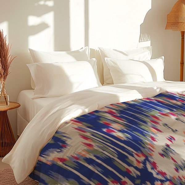 Blue Ethnic Duvet - Etsy UK