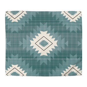 Teal Native American Bedding - Aztec Duvet Cover - Etsy