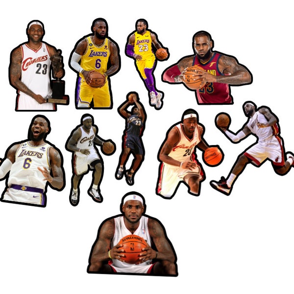 Lebron James Stickers - Etsy