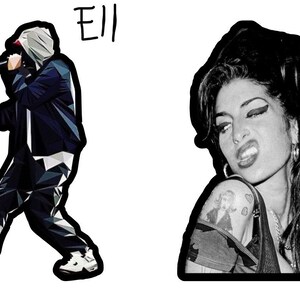 Eminem Sticker Set 1 Slim Shady Stickers - Etsy