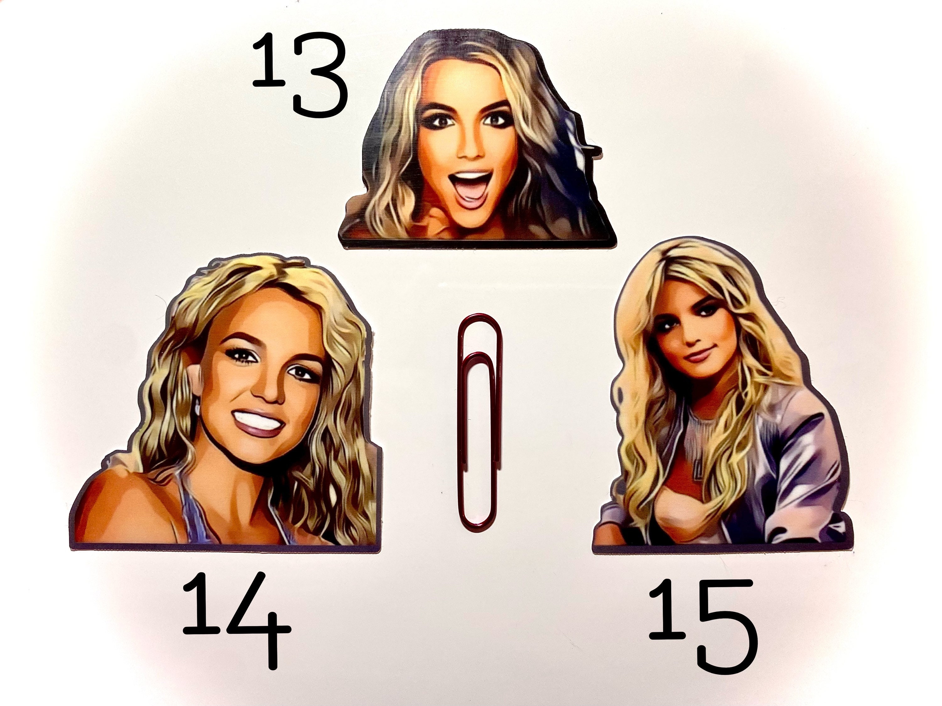 Britney Spears Stickers Set 2 Freebritney Collection 3 - Etsy