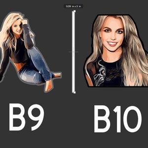 Britney Spears Stickers Set #9 | Freebritney Collection | 3" Stickers ...