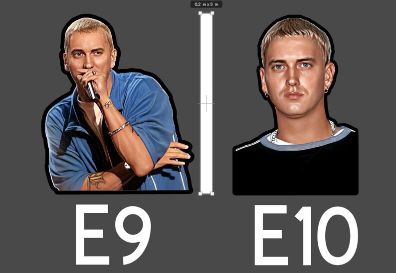 Eminem Sticker Set 1 Slim Shady Stickers - Etsy