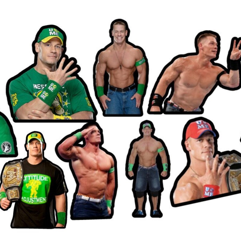 Wwe Stickers - Etsy