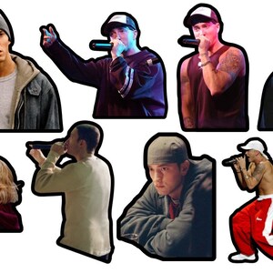 Eminem Sticker Set 2 Slim Shady Stickers - Etsy