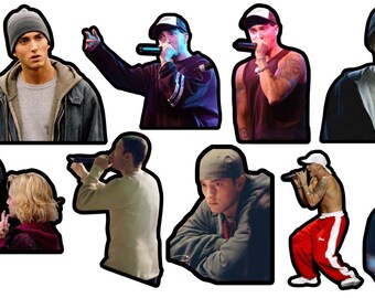 Hi My Name is Slim Shady Sticker, Eminem Stickers, Eminem Art, Eminem ...