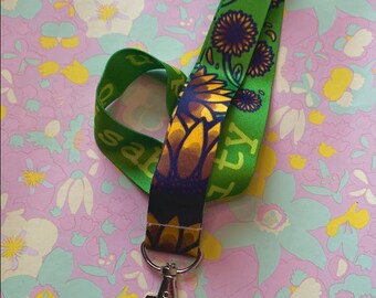 Sunflower Lanyard for HIDDEN DISABILITIES, Autism Awareness and Support ...