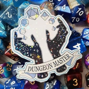Holographic Dungeon Master Sticker - Etsy