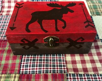 Tissue Basket-moose Tissue Box Handwoven Basket - Etsy