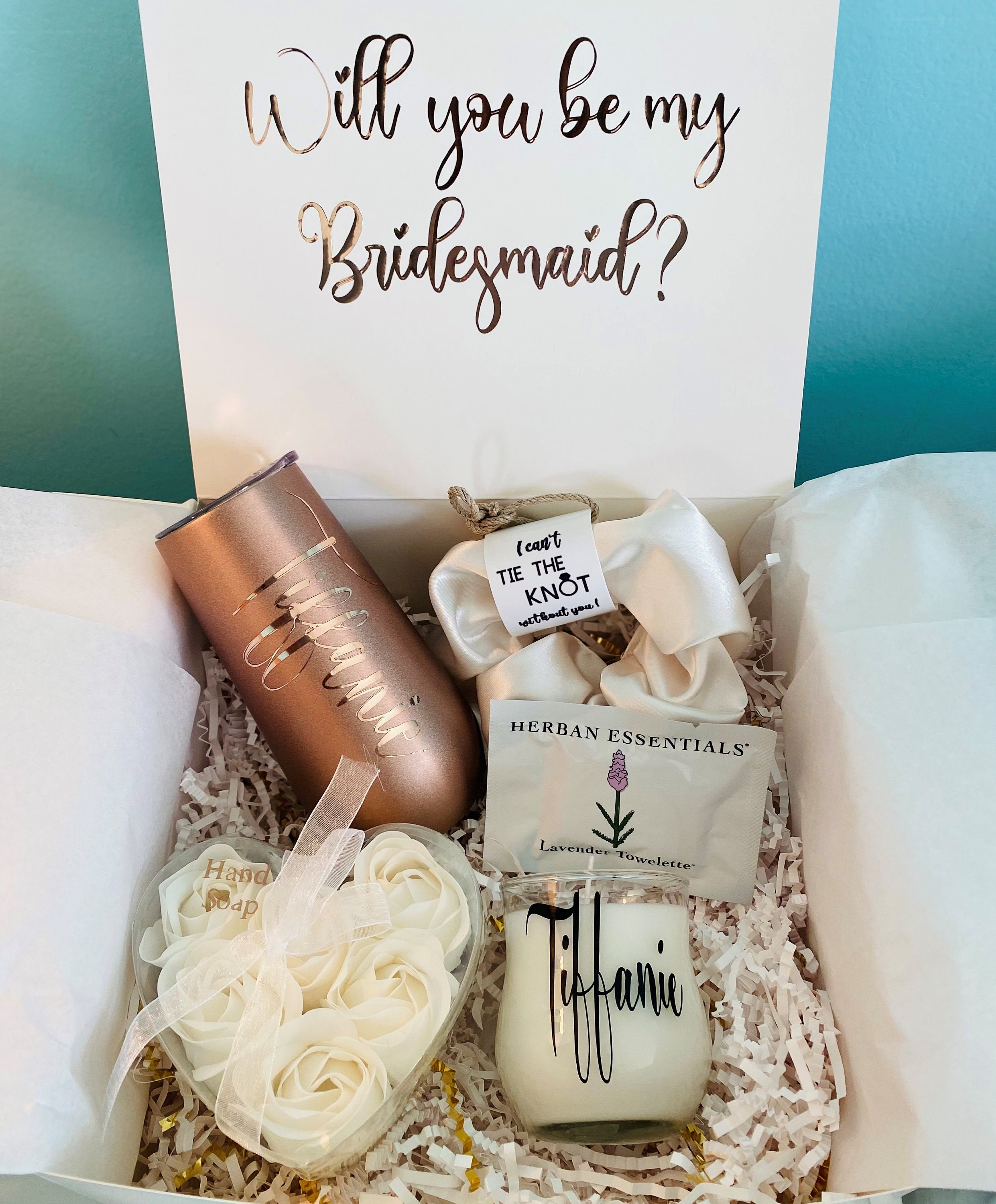 Bridal Party Gift Box Bride Bridal Party Champagne Flute | Etsy